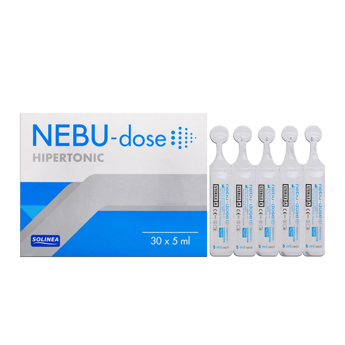 Nebu-Dose Hypertonic Solution for Inhalator 30 Ampoules - Naturima